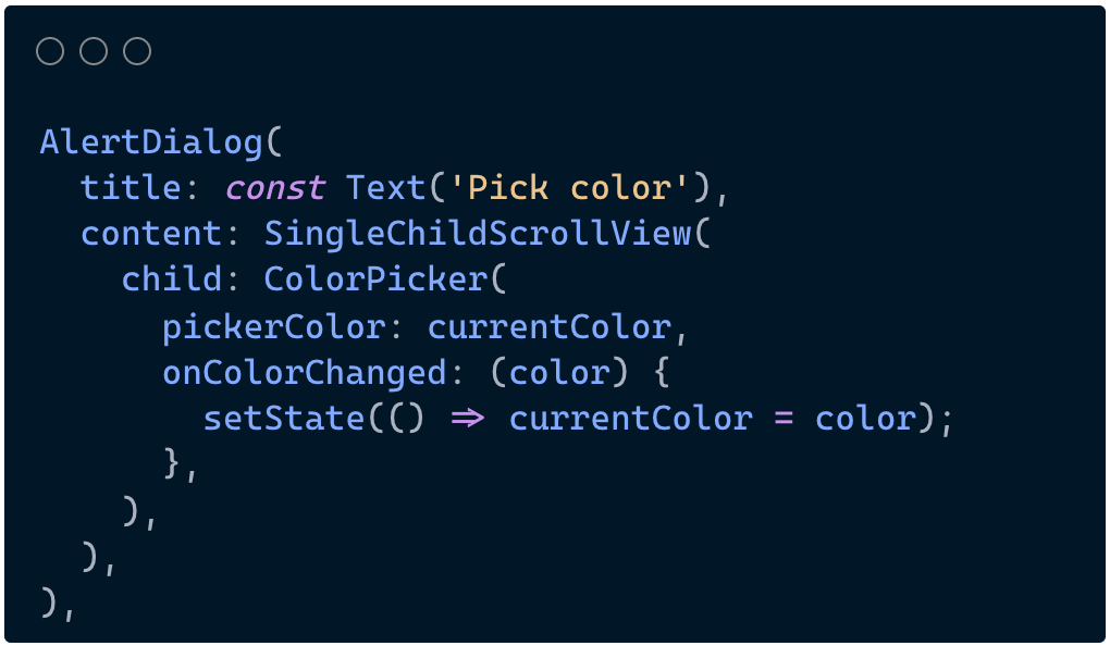 🔵 Reality check, Color picker & Dart 3